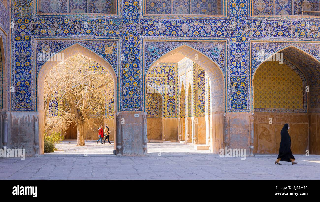 Colorful mosque building in Iran Stock Photo - Alamy