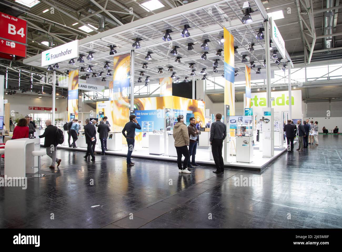 Munich, Germany. 28th Apr, 2022. Fraunhofer at the World's leading ...