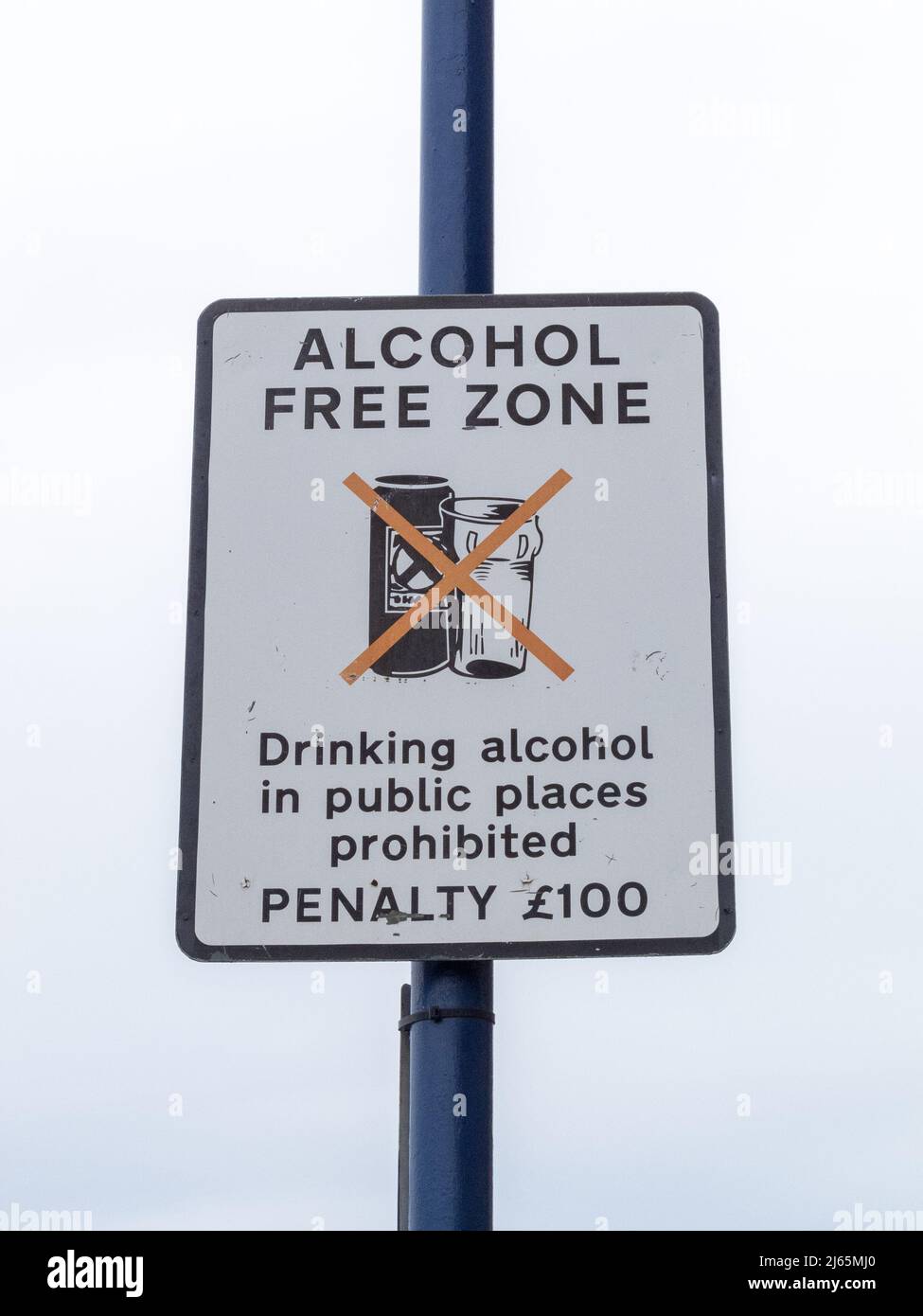 Alcohol Free Zone sign Stock Photo - Alamy