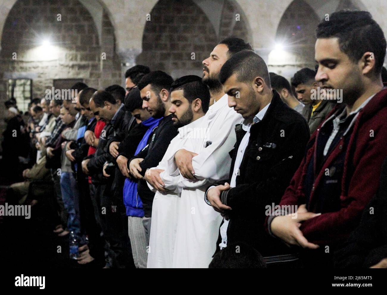 Gaza City, Gaza Strip, Palestine. 27th Apr, 2022. Gaza, Palestine. 28 April 2022. Palestinian ...