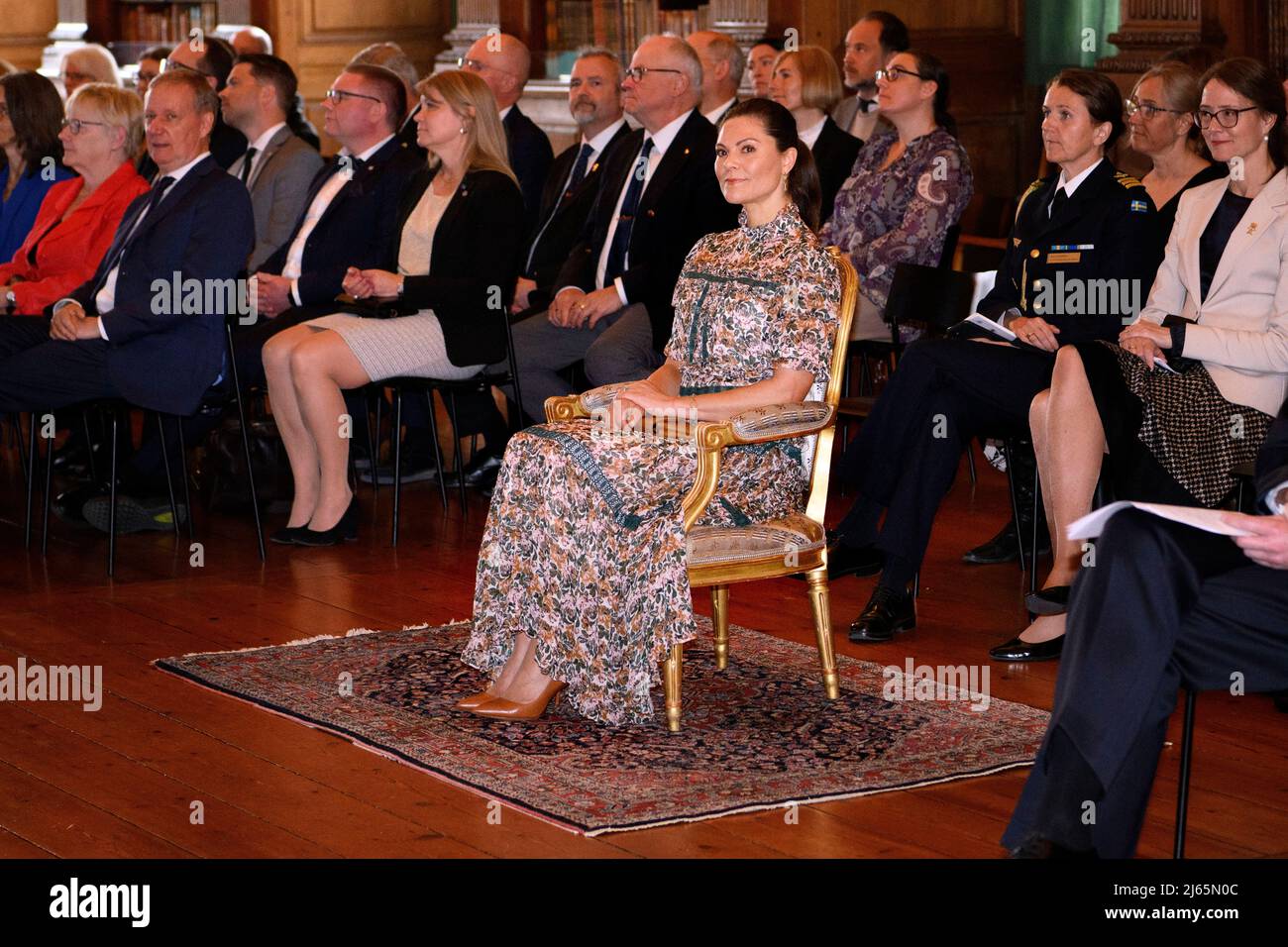 Crown Princess Victoria attends the Crown Princess Margareta's ...
