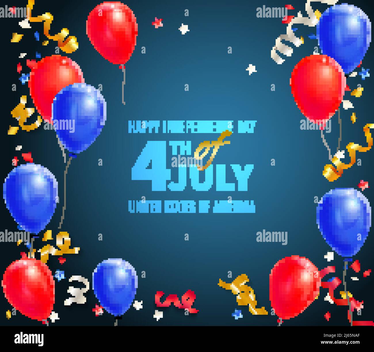 Fourth july symbols usa symbols Stock Vector Images - Alamy