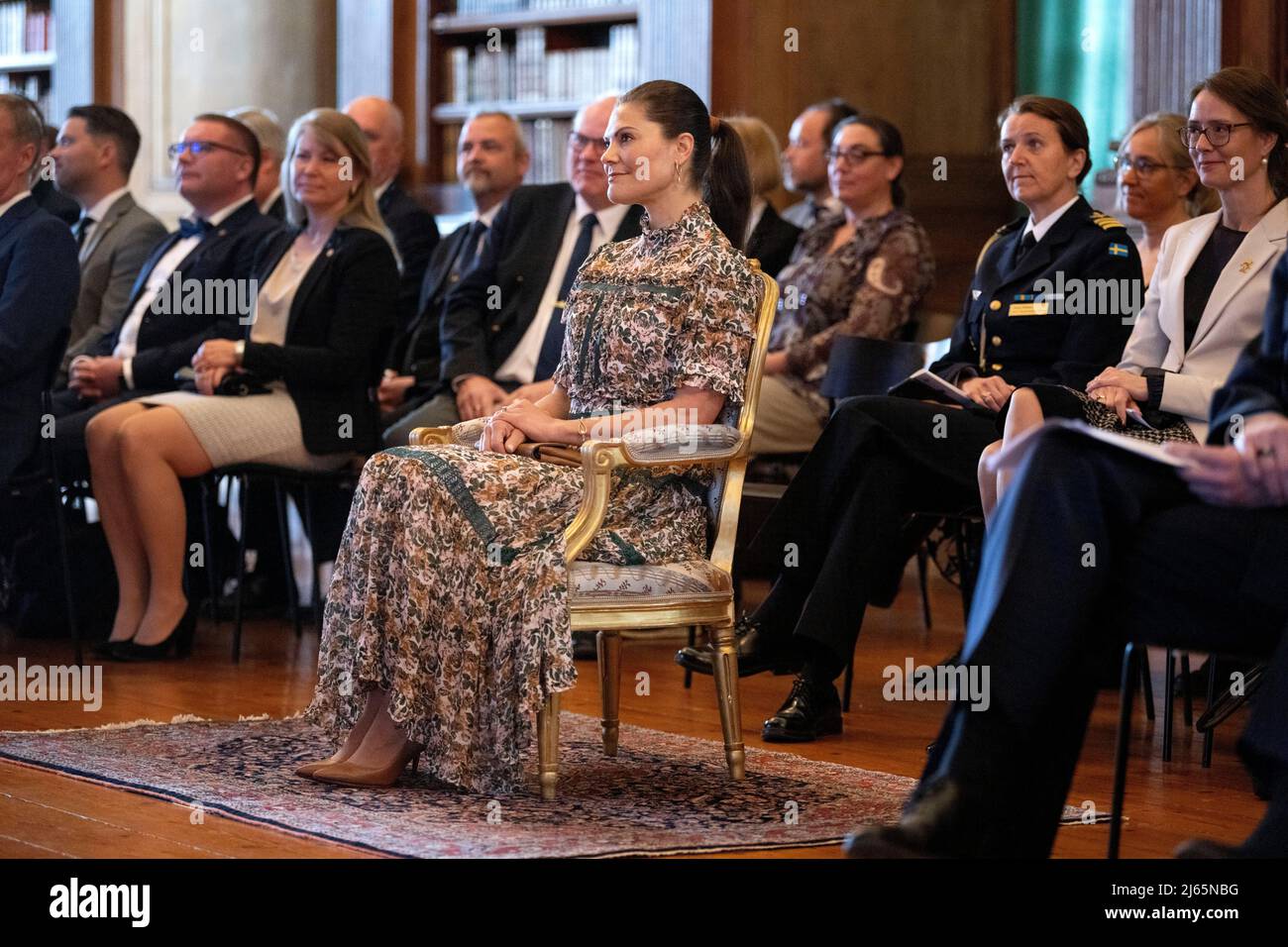 Crown Princess Victoria attends the Crown Princess Margareta's ...