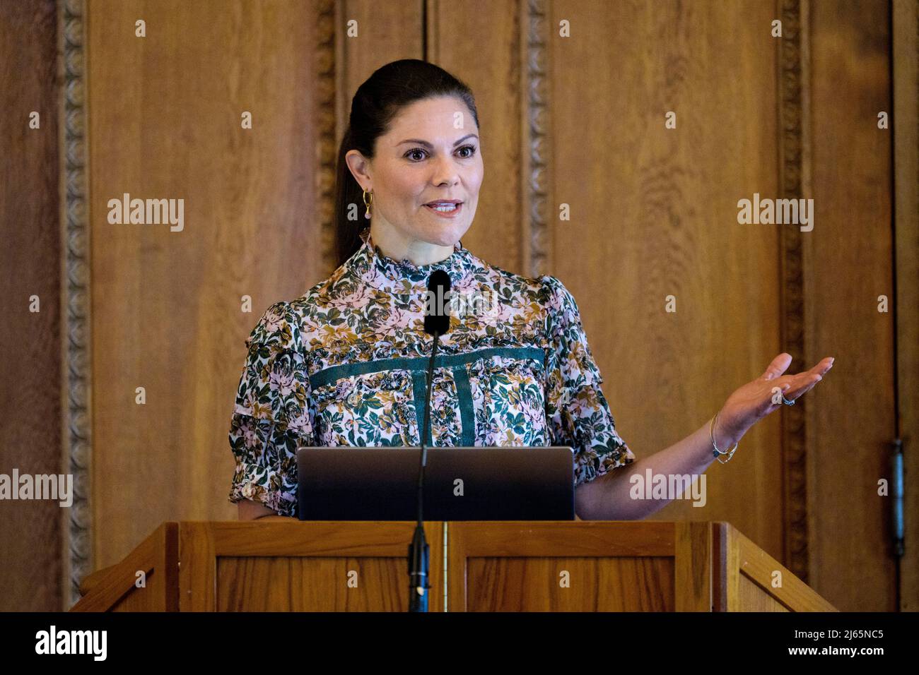 Crown Princess Victoria attends the Crown Princess Margareta's ...