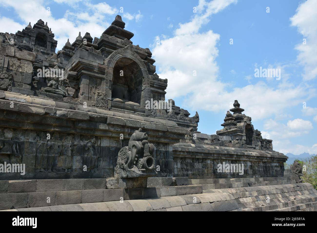The Stone Carvings of Borobudur Temple, Java, Indonesia Stock Photo - Alamy