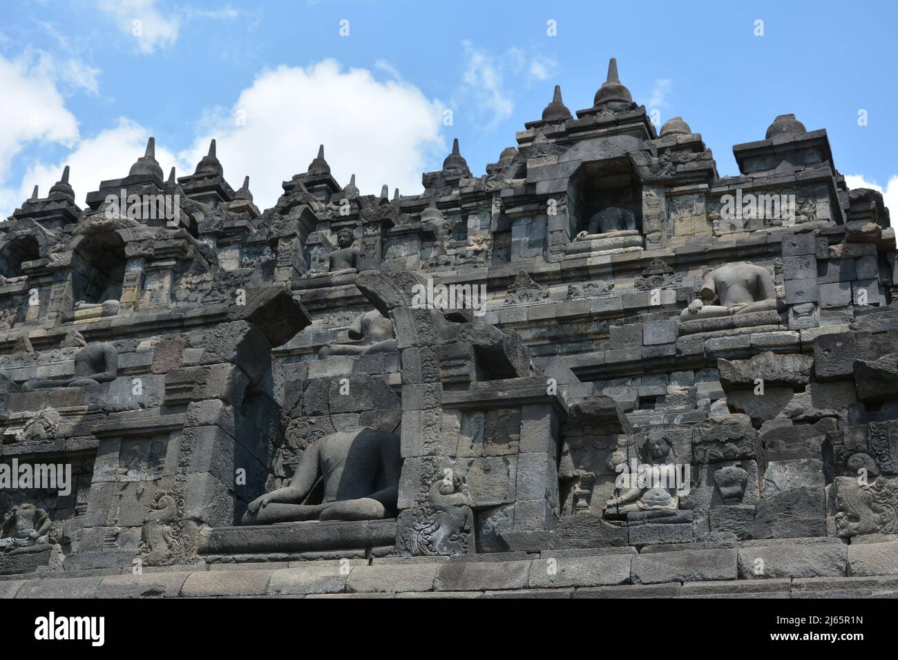 The Stone Carvings of Borobudur Temple, Java, Indonesia Stock Photo - Alamy