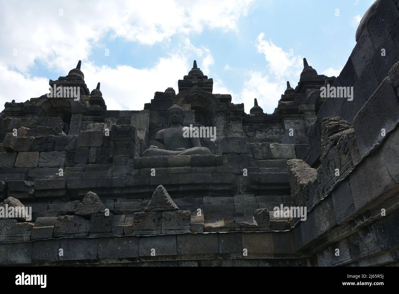 The Stone Carvings of Borobudur Temple, Java, Indonesia Stock Photo - Alamy