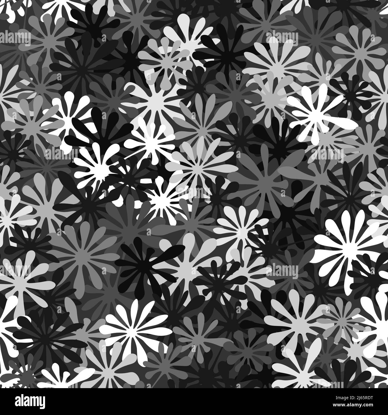 Dark colorless seamless pattern, vector illustration. Texture for ...