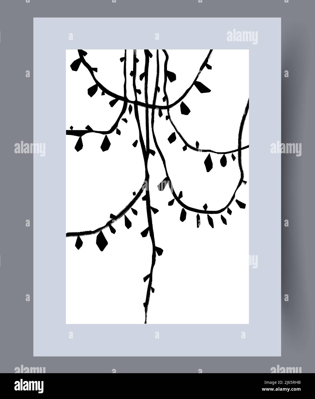 Printable wall art vector poster set vector Stock Vector Image & Art ...