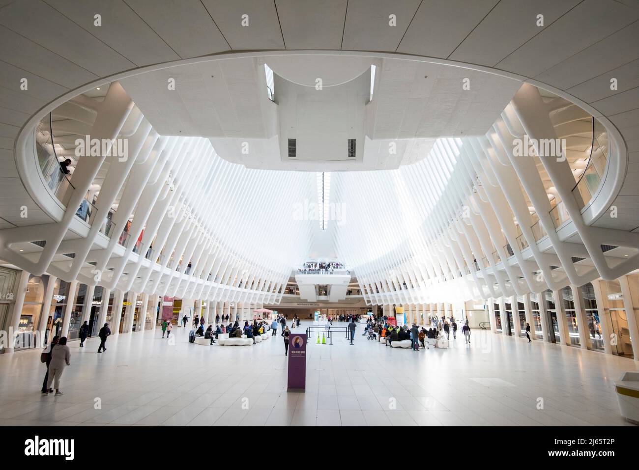 Inside the new World Trade Center Transportation Hub in Manhattan New ...