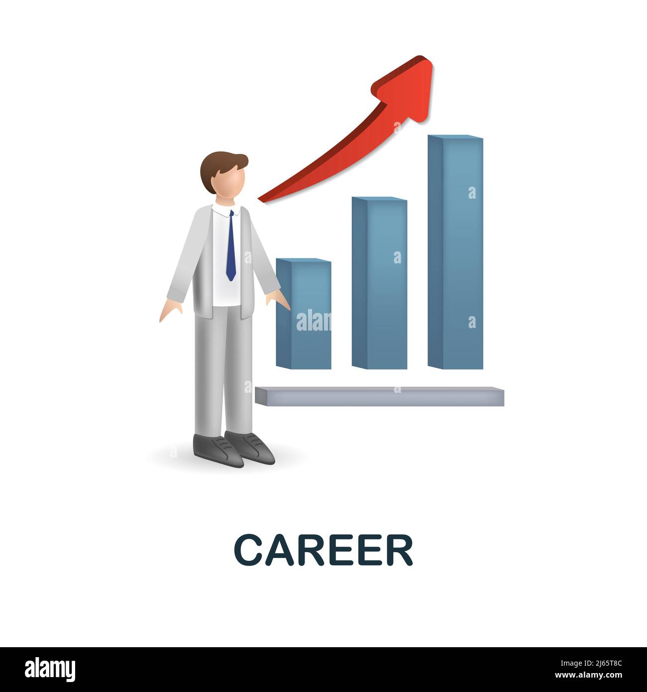 Career icon. 3d illustration from startup collection. Creative Career ... Career icon. 3d illustration from startup collection. Creative Career ...