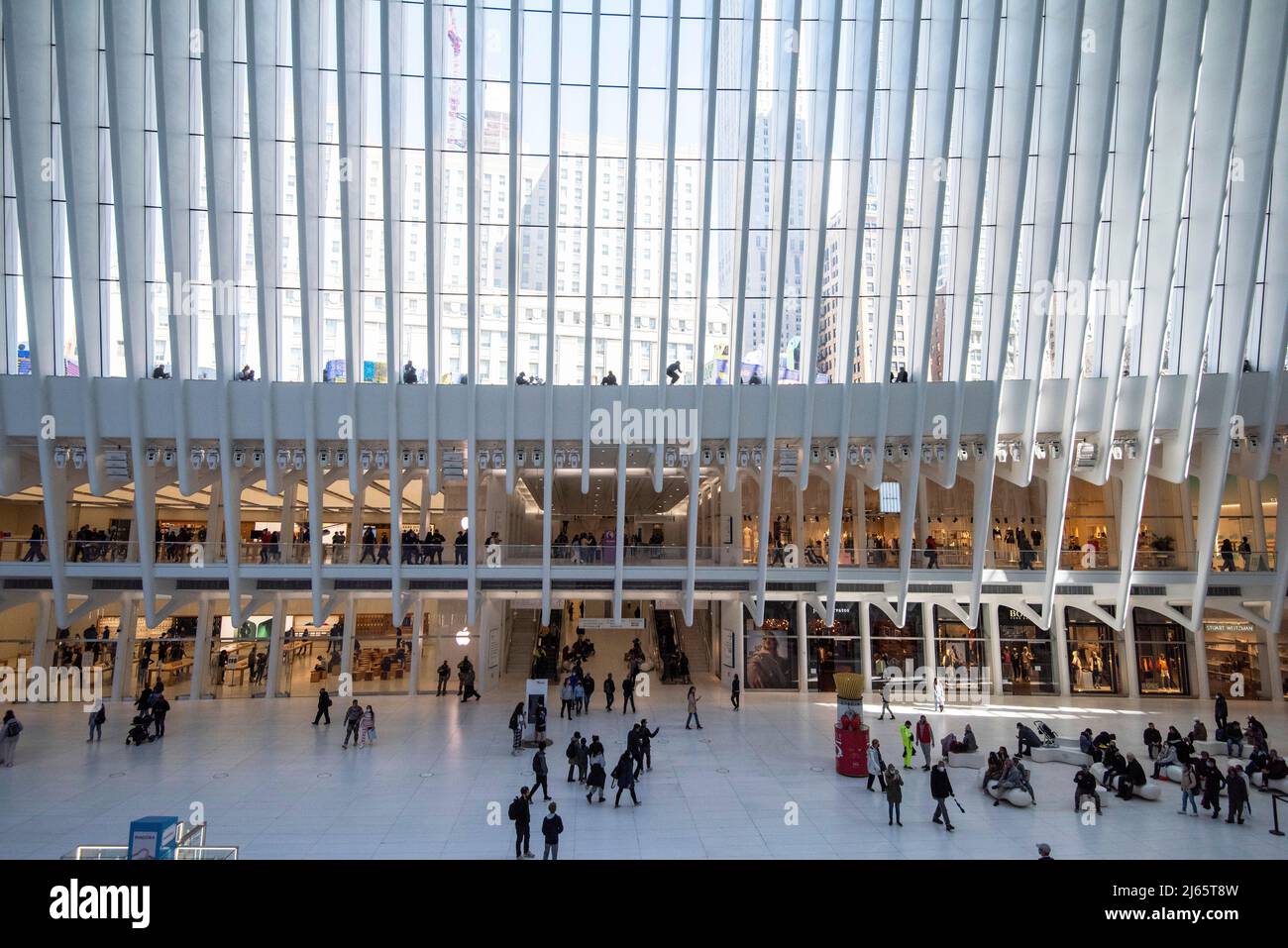 Inside the new World Trade Center Transportation Hub in Manhattan New ...