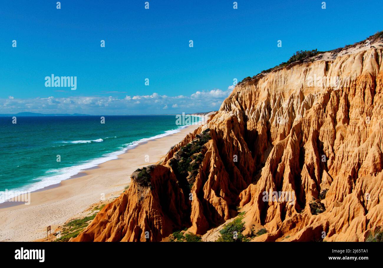 Spectacular View From Scale to Lookout Beach Over Atlantic Ocean ...