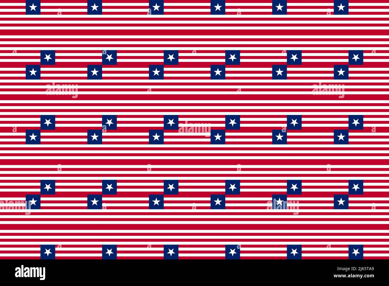 Geometric pattern in the colors of the national flag of Liberia. The ...