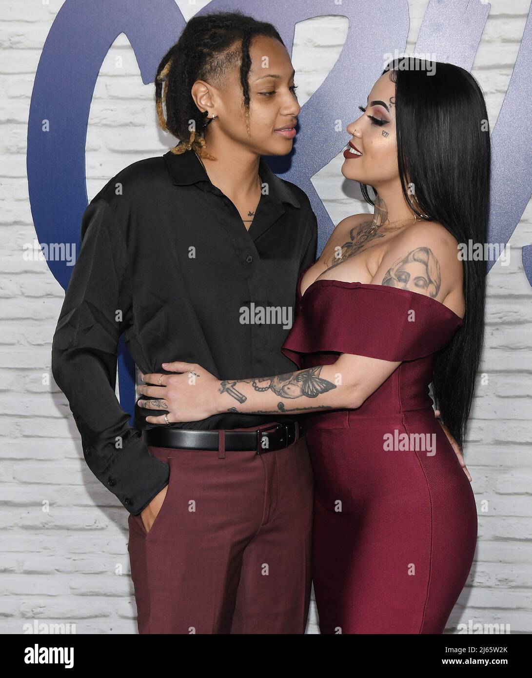 (L-R) Court and Lex at the Hulu's Original Film CRUSH Los Angeles ...