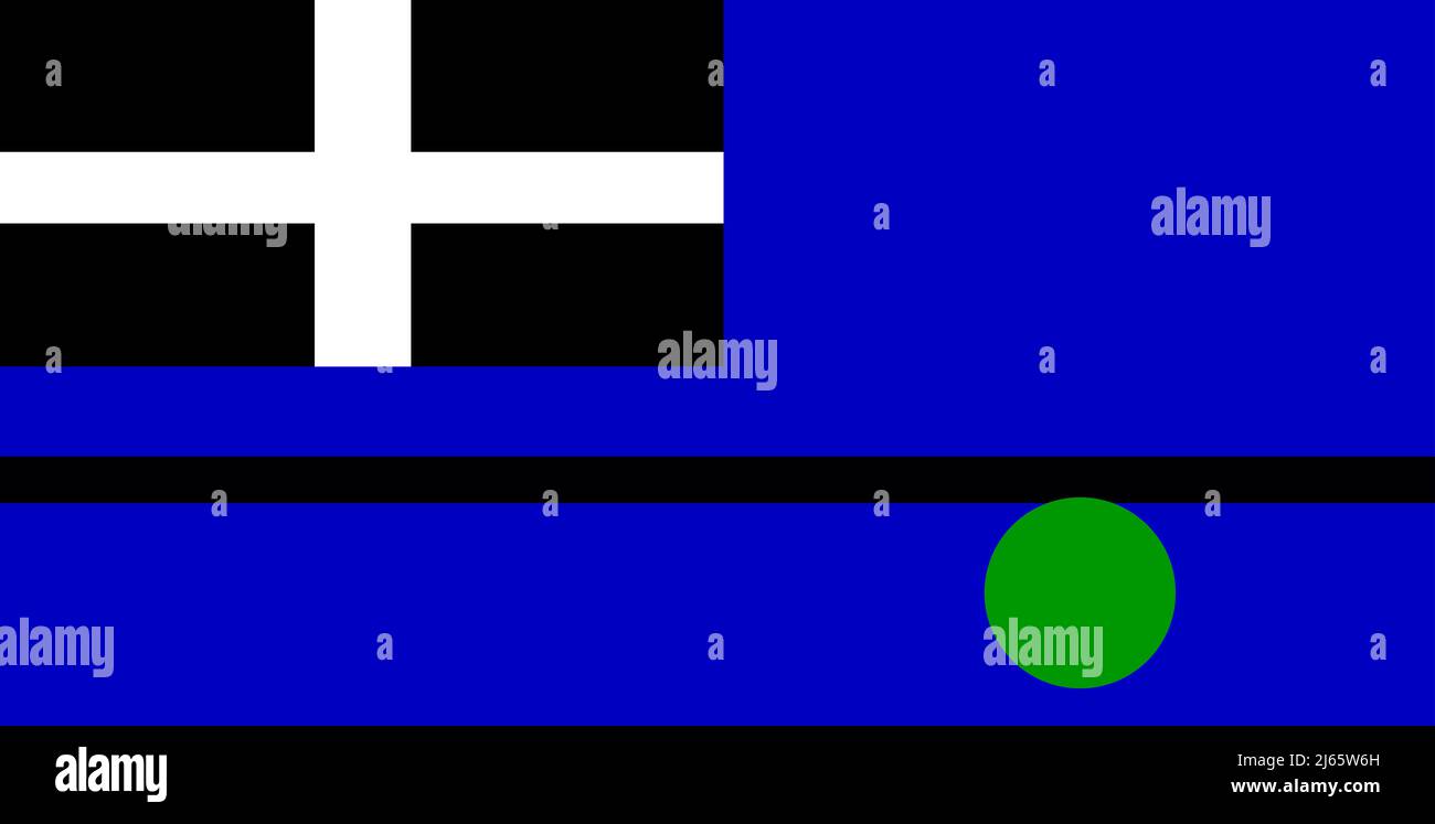 The flag of the city of Tangier Island Virginia USA Stock Photo - Alamy