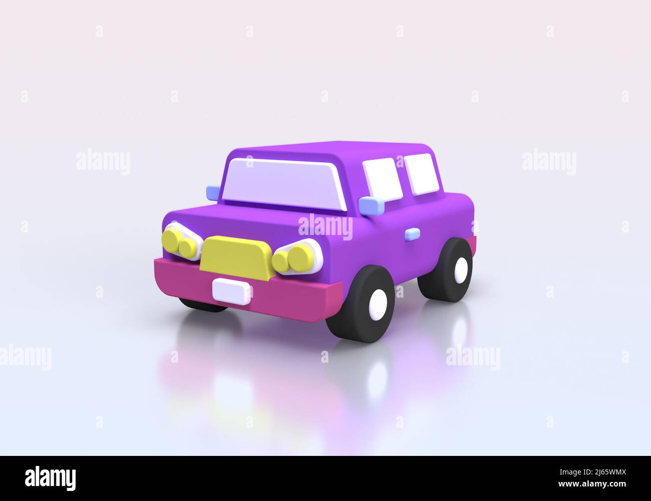 Cartoon car illustration hi-res stock photography and images - Alamy