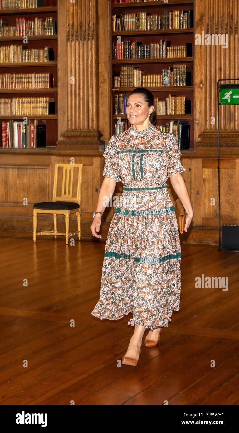Crown Princess Victoria attends the Crown Princess Margareta's ...
