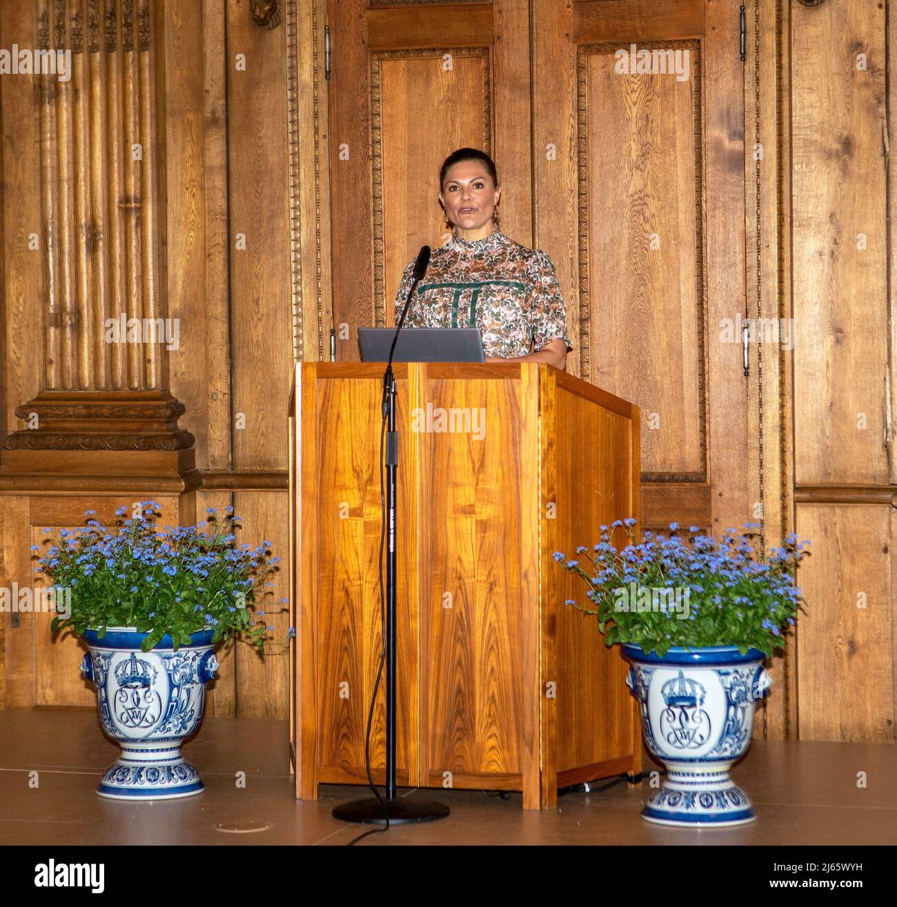 Crown Princess Victoria attends the Crown Princess Margareta's ...