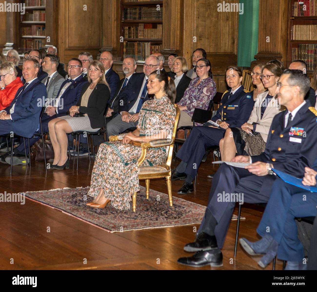 Crown Princess Victoria attends the Crown Princess Margareta's ...
