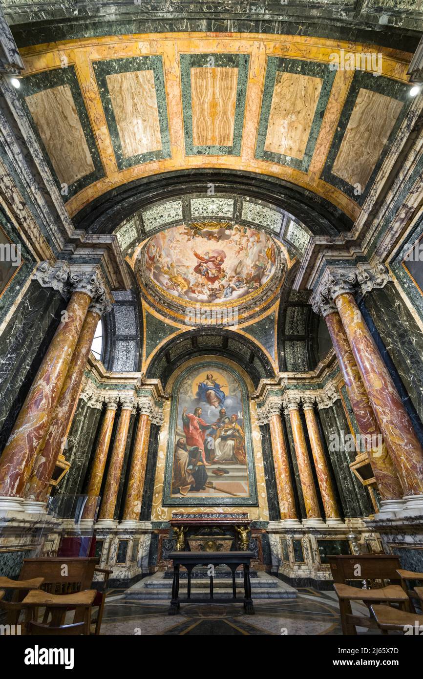 Rome. Italy. Basilica di Santa Maria del Popolo. The Cybo Chapel (La ...