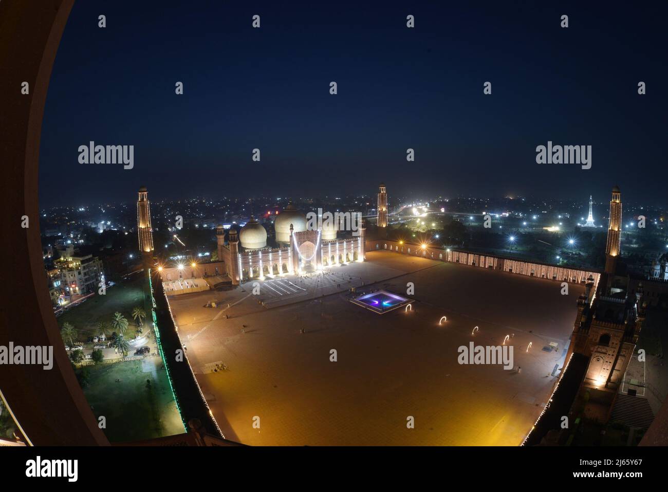 Lahore, Punjab, Pakistan. 27th Apr, 2022. An attractive splendid stunning aerial view of ...