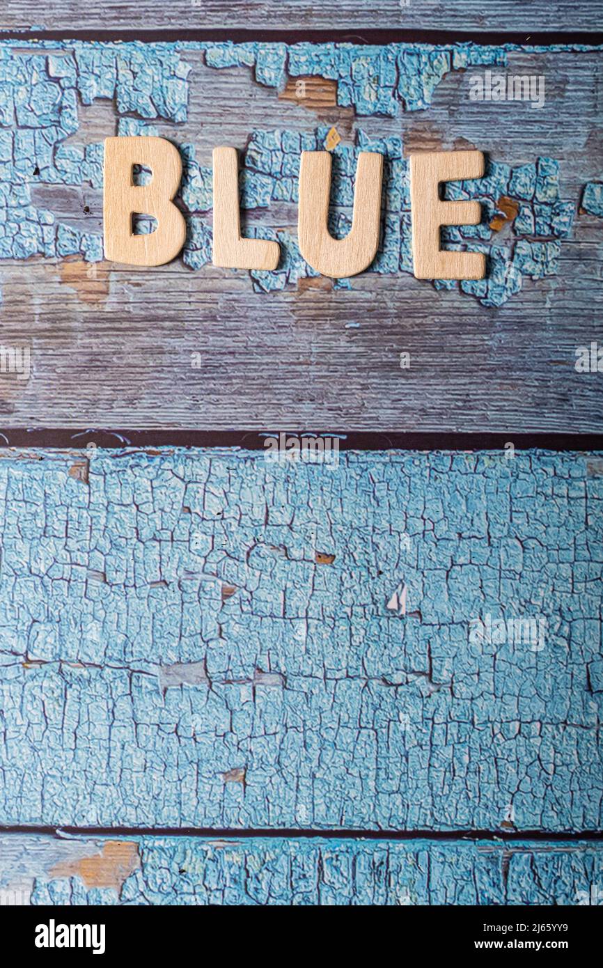 Blue word hi-res stock photography and images - Alamy