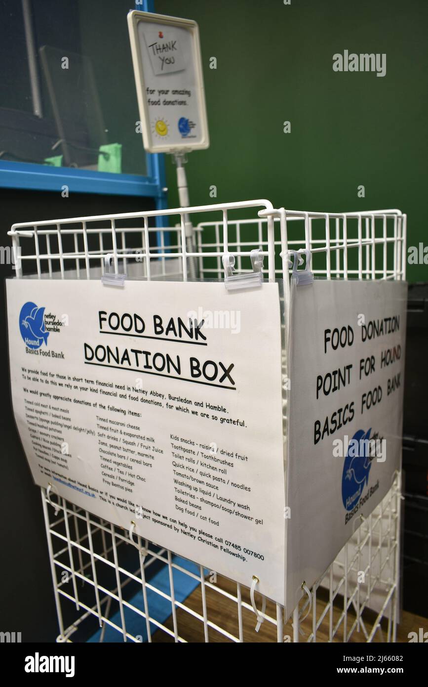 Tinned Food, Donations And Stock Given To Hound Basics Food Bank Stock ...