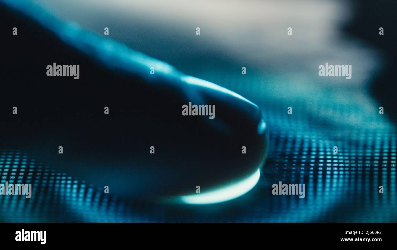 Digital finger print scanner in action. Close up Stock Photo - Alamy