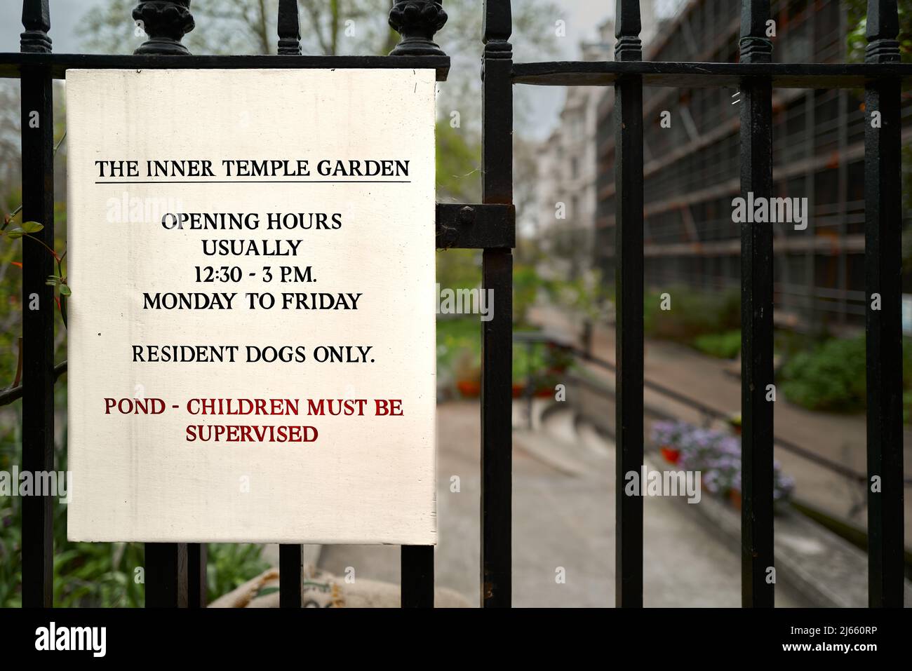The Inner Temple garden, London, England Stock Photo - Alamy