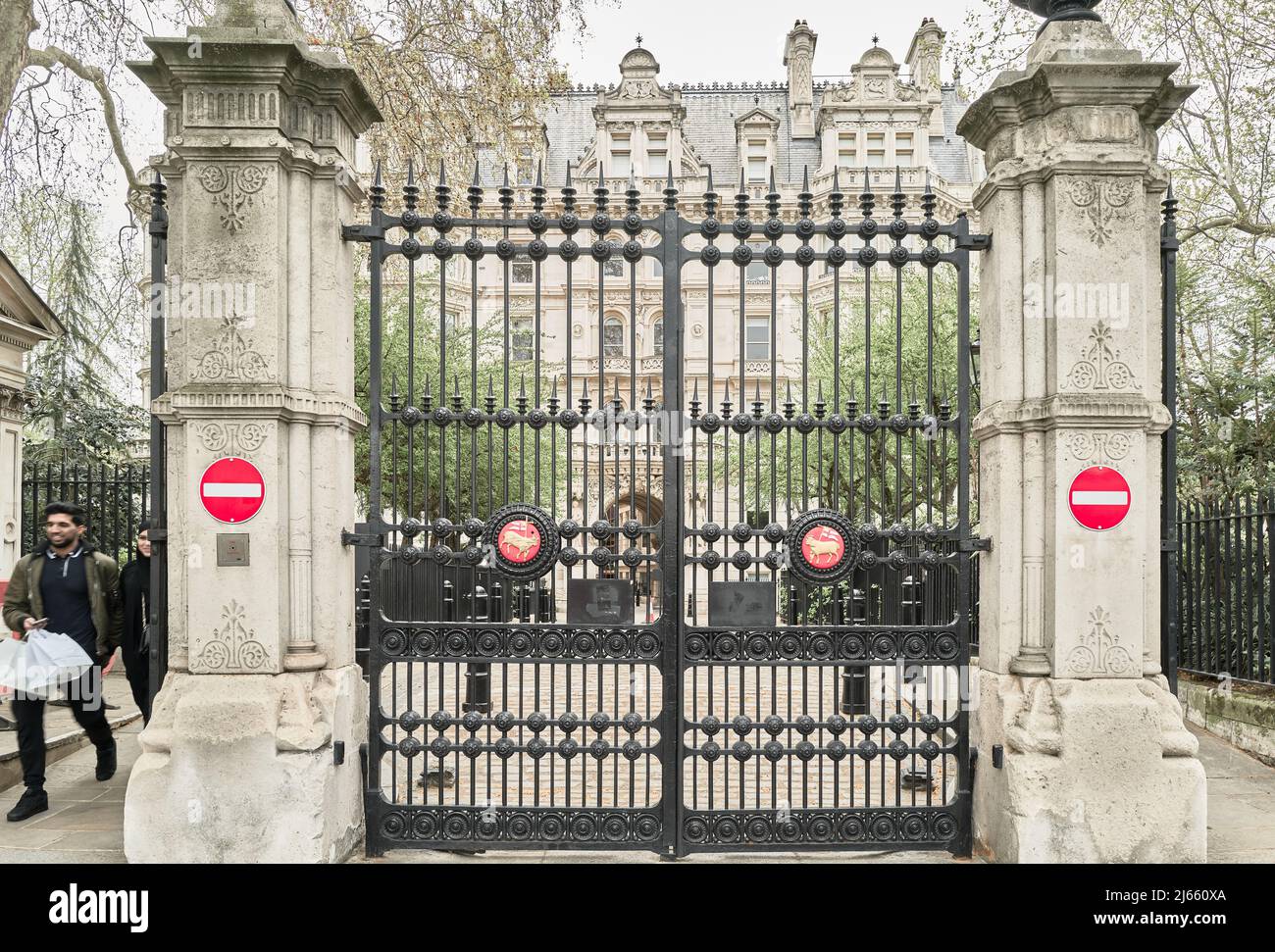 Exit from the the Temple area, London, England Stock Photo - Alamy