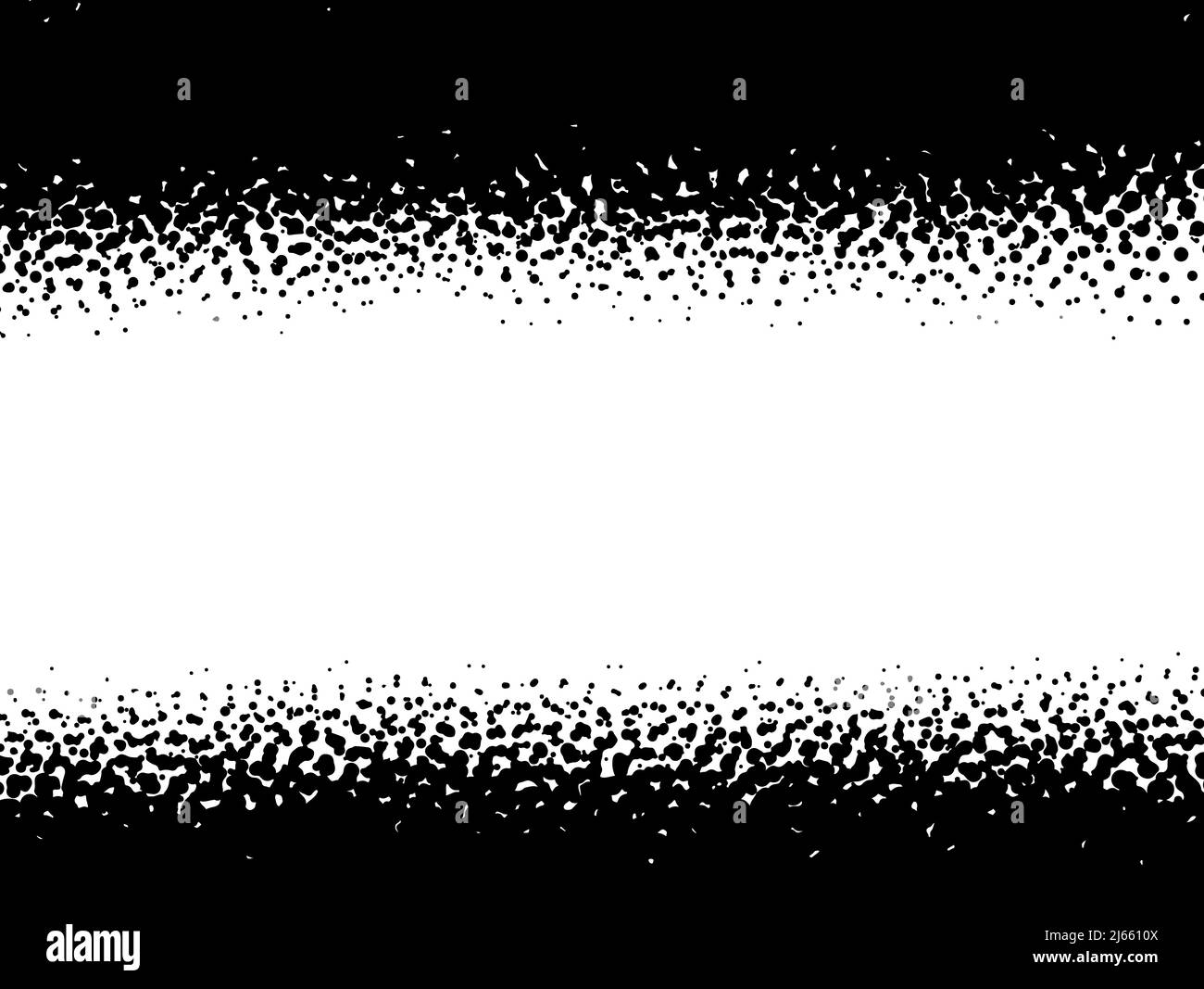 Black isolated halftone comic effect background. Simple grunge dotted ...