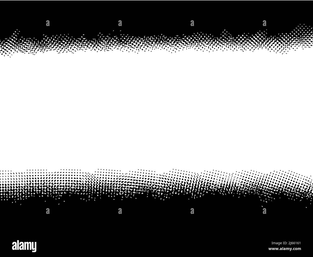 Black isolated halftone comic effect background. Simple grunge dotted ...