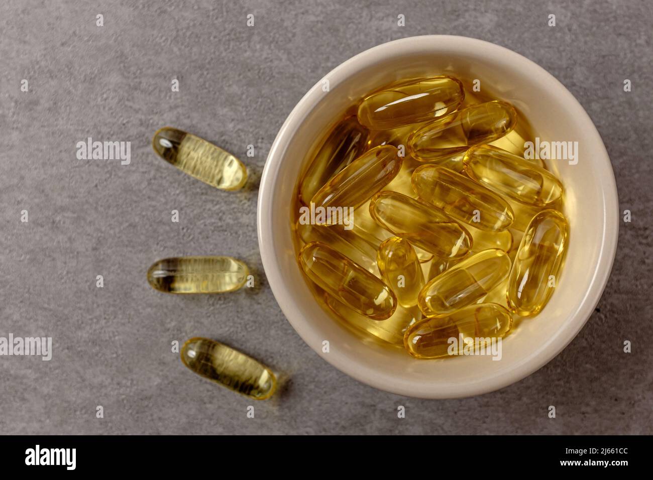 Fish oil nutritional supplement omega 3 in capsule form Stock Photo - Alamy
