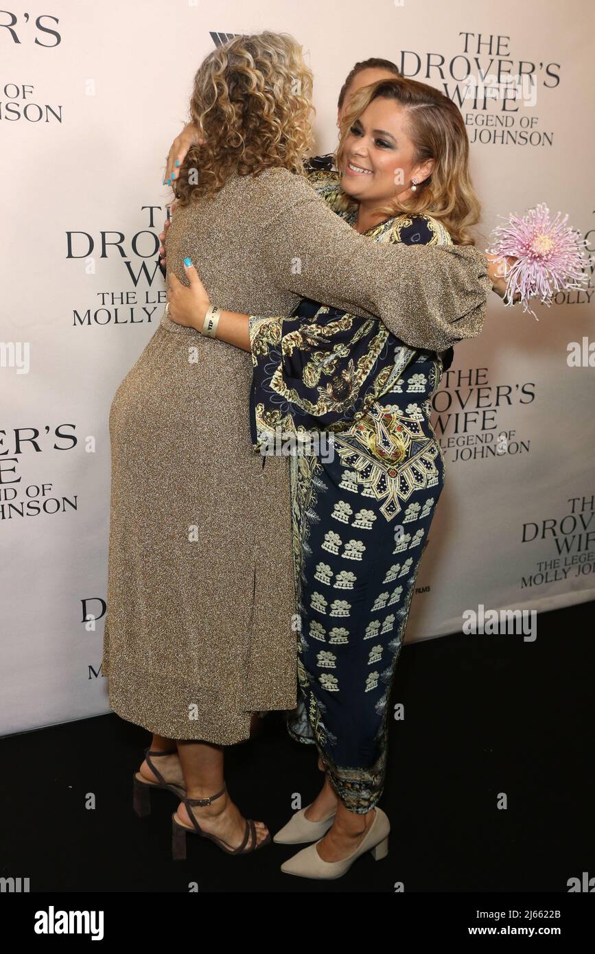 Sydney, Australia. 28th April 2022. Leah Purcell attends the red carpet ...