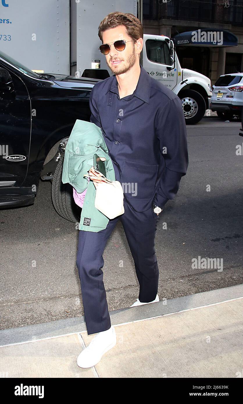Andrew Garfield Arrives For High Resolution Stock Photography and ...