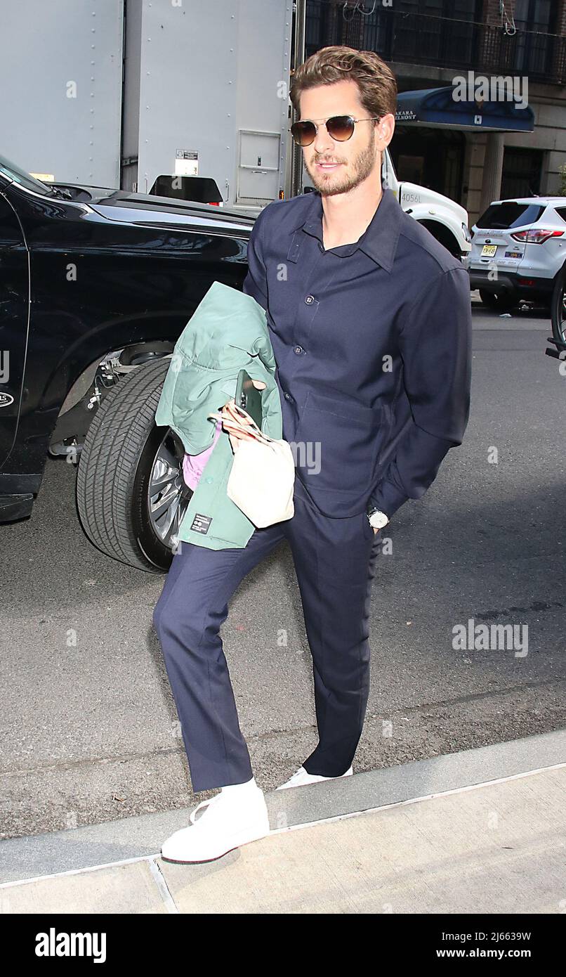 New York, NY, USA. 27th Apr, 2022. Andrew Garfield arrives at the Under ...