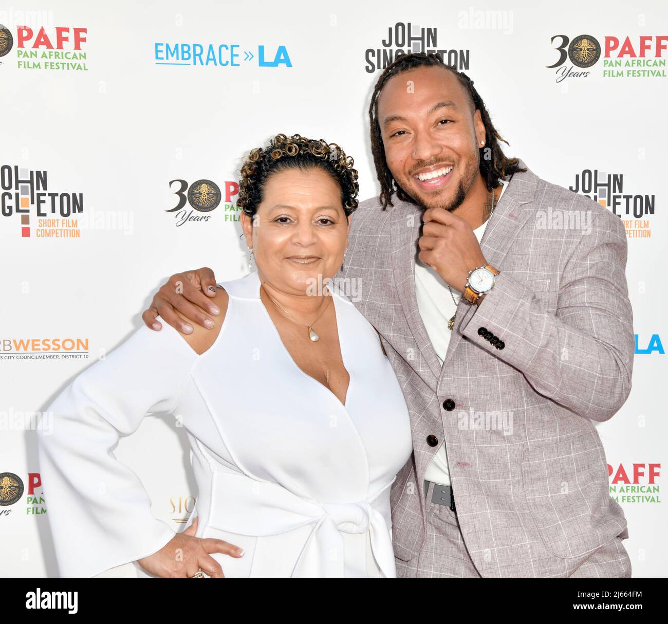 Los Angeles, Ca. 27th Apr, 2022. Sherri Sneed, TJ Ali attend the John ...