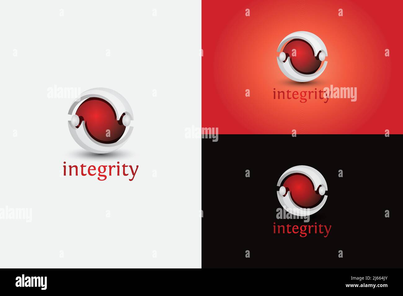 Set logo 3d abstract cube Stock Vector Images - Alamy