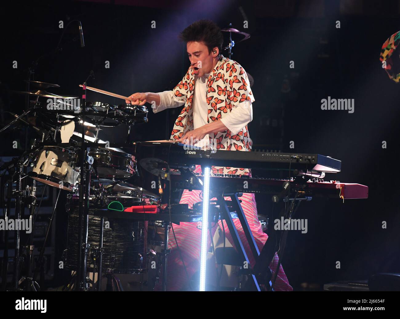 Fort Lauderdale FL, USA. 27th Apr, 2022. Jacob Collier performs during ...