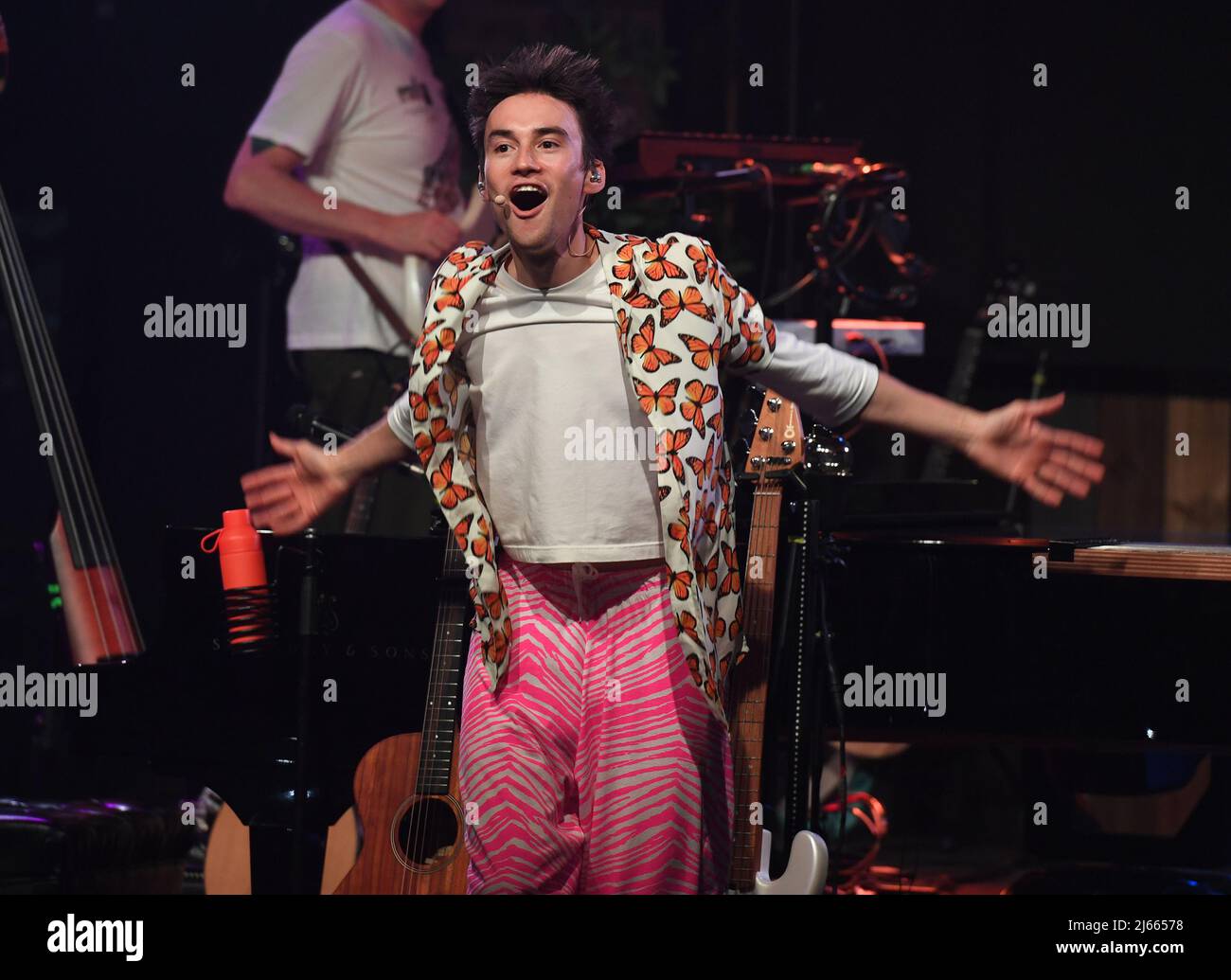 Fort Lauderdale FL, USA. 27th Apr, 2022. Jacob Collier performs during ...