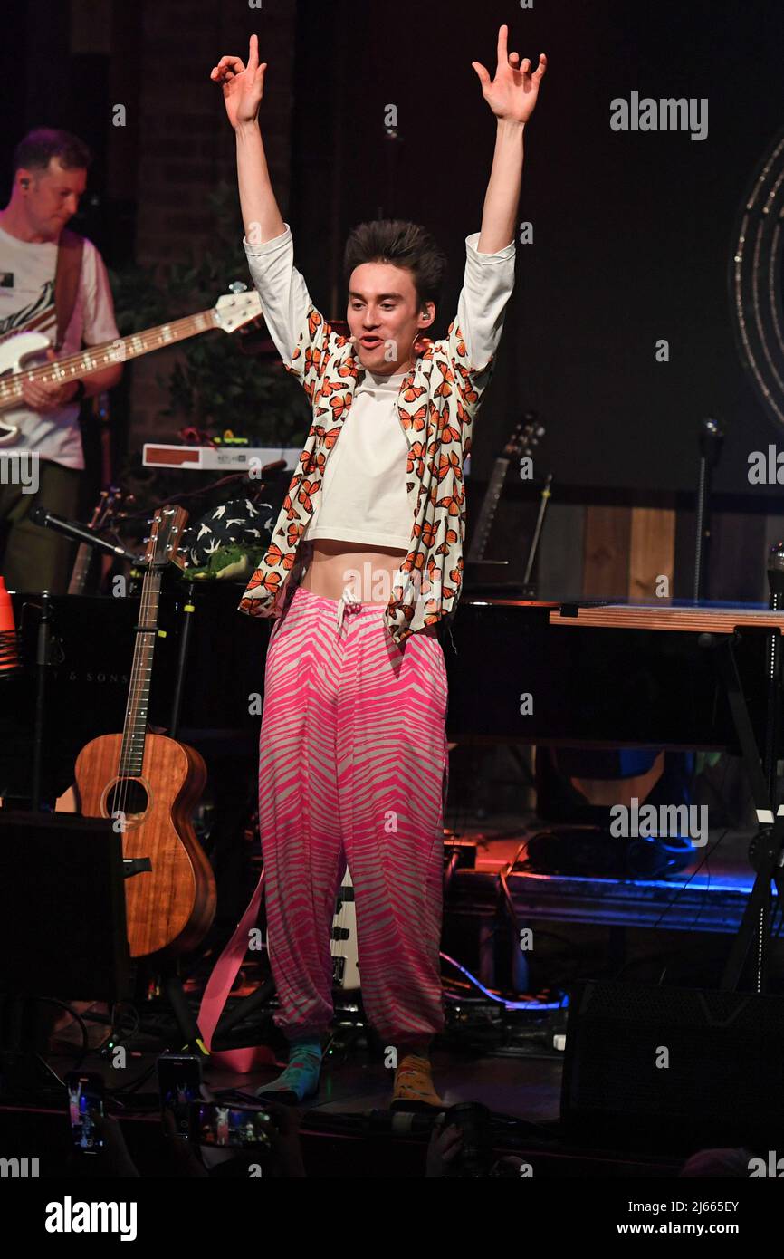 Fort Lauderdale FL, USA. 27th Apr, 2022. Jacob Collier performs during ...