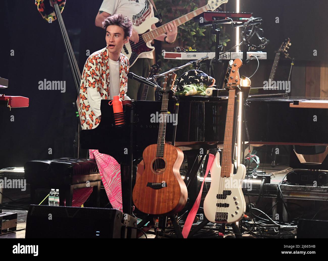 Fort Lauderdale FL, USA. 27th Apr, 2022. Jacob Collier performs during ...