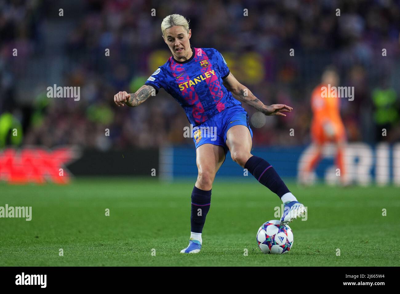 Maria Mapy Leon of FC Barcelona during the UEFA Womens Champions League ...