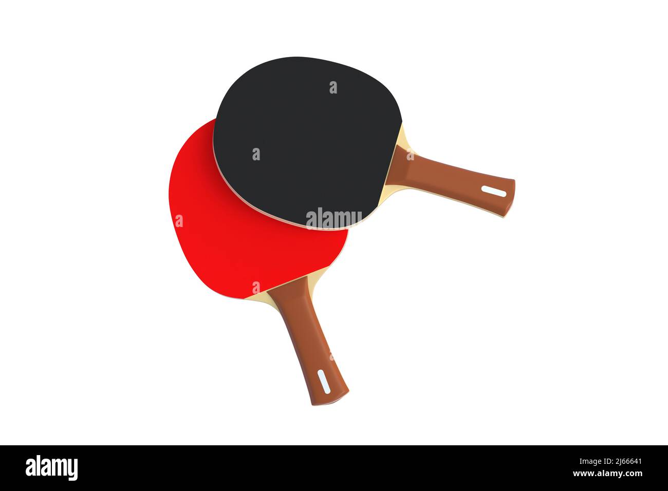 Ping pong paddles isolated on white background. Game for leisure. Sport ...