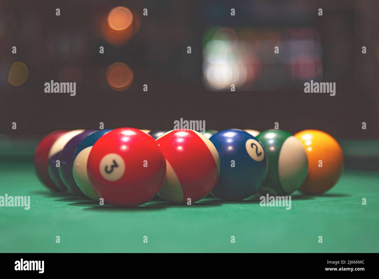 Pool Table Balls Photography