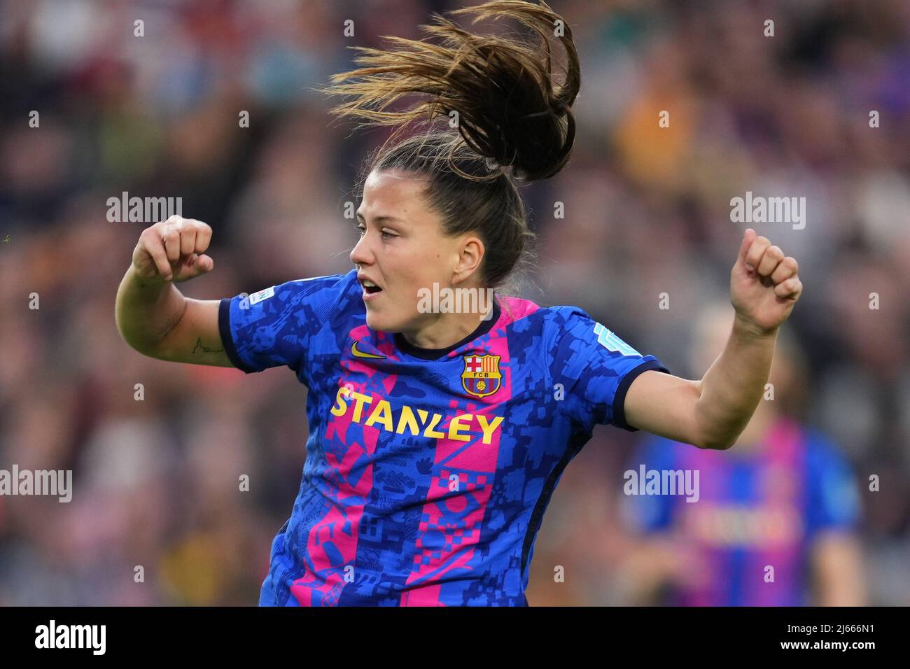 Claudia Pina of FC Barcelona during the UEFA Womens Champions League ...