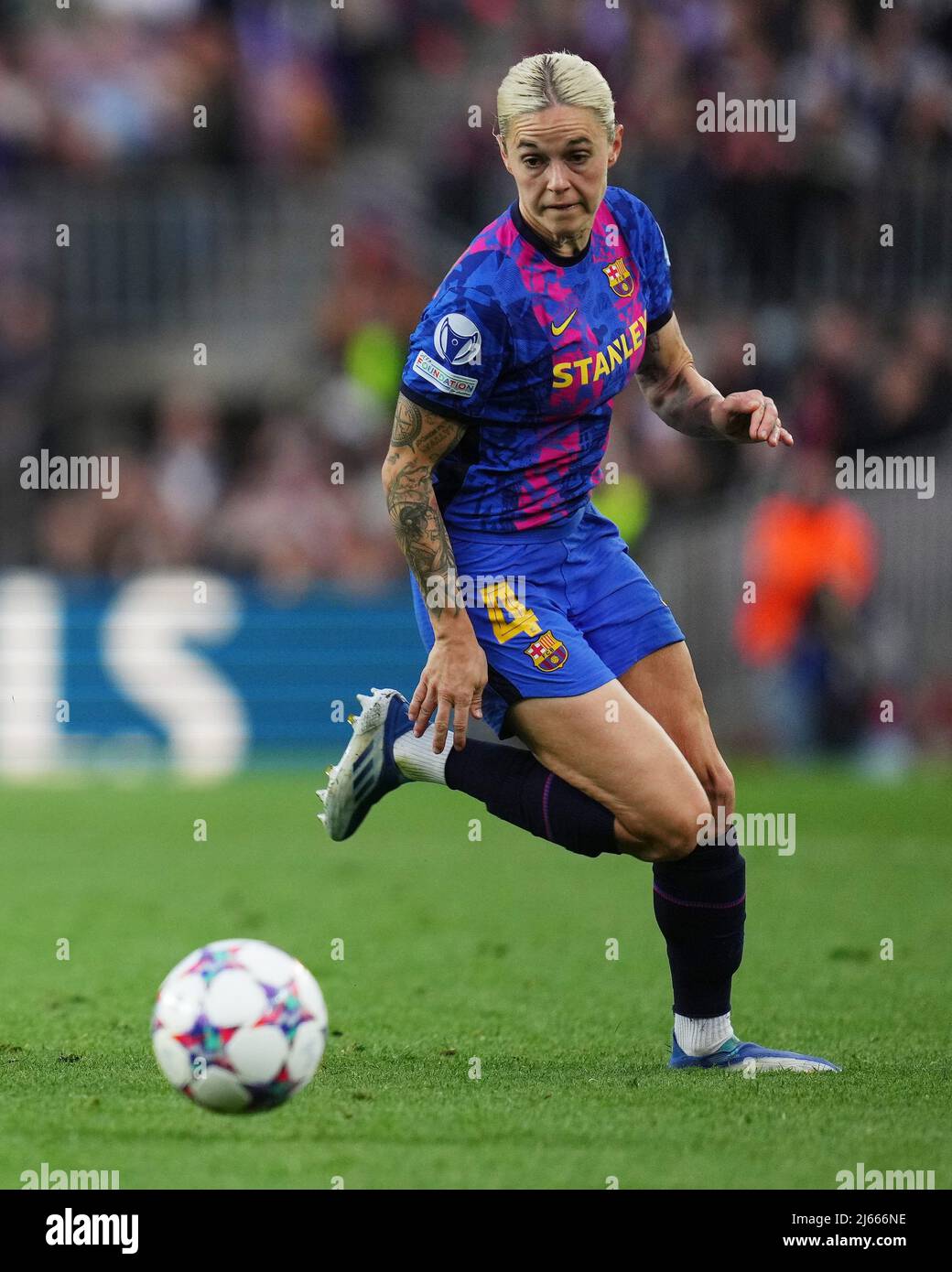 Maria Mapy Leon of FC Barcelona during the UEFA Womens Champions League ...