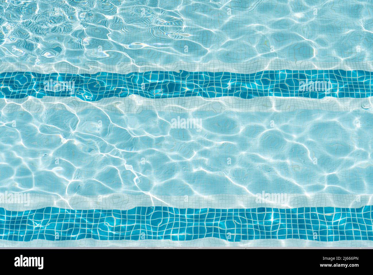 Ripple Clear Blue Water in Swimming Pool with Sun Reflection Texture ...