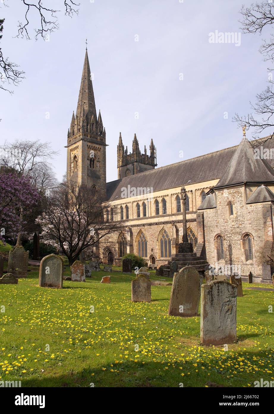 Llandaff Cathedral, Cardiff Stock Photo - Alamy